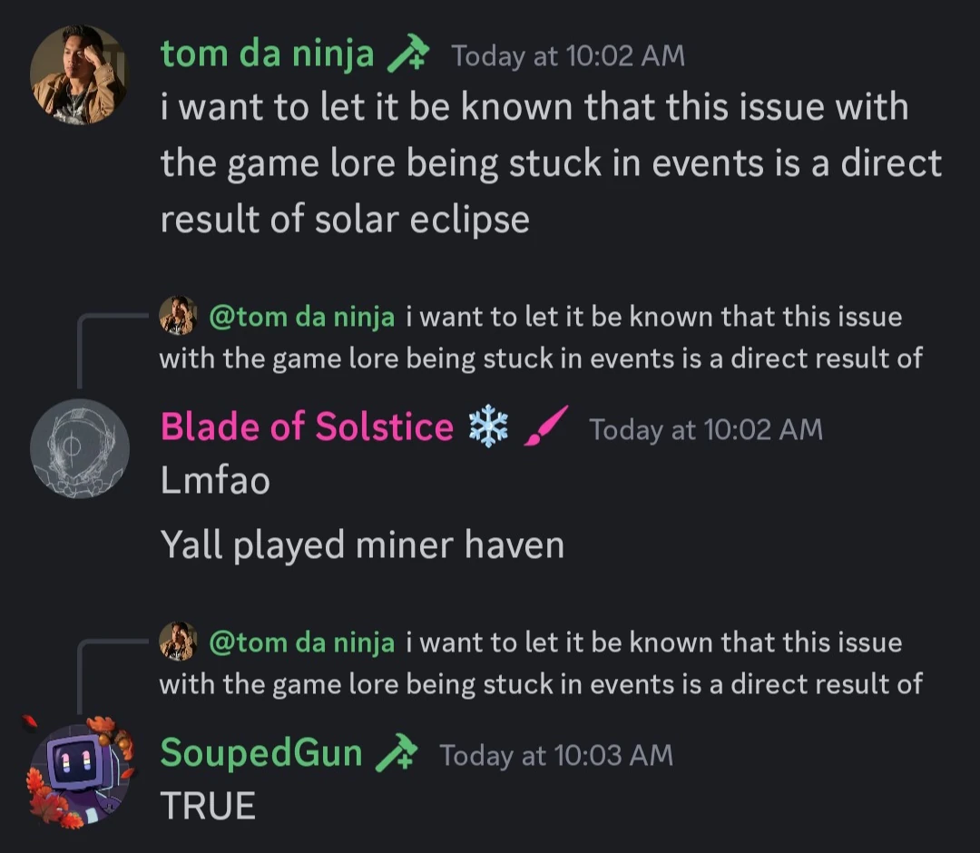 The Reason Why Most of the Major Lore of This Game is in Events | Fandom