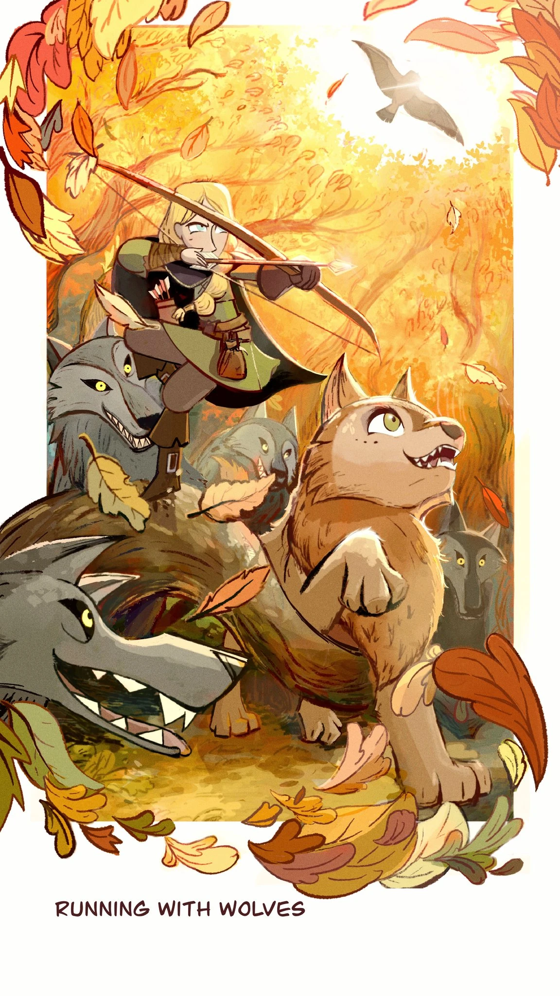 Aidan kells redraws Running with wolves ~🍃🌿🐺 | Fandom
