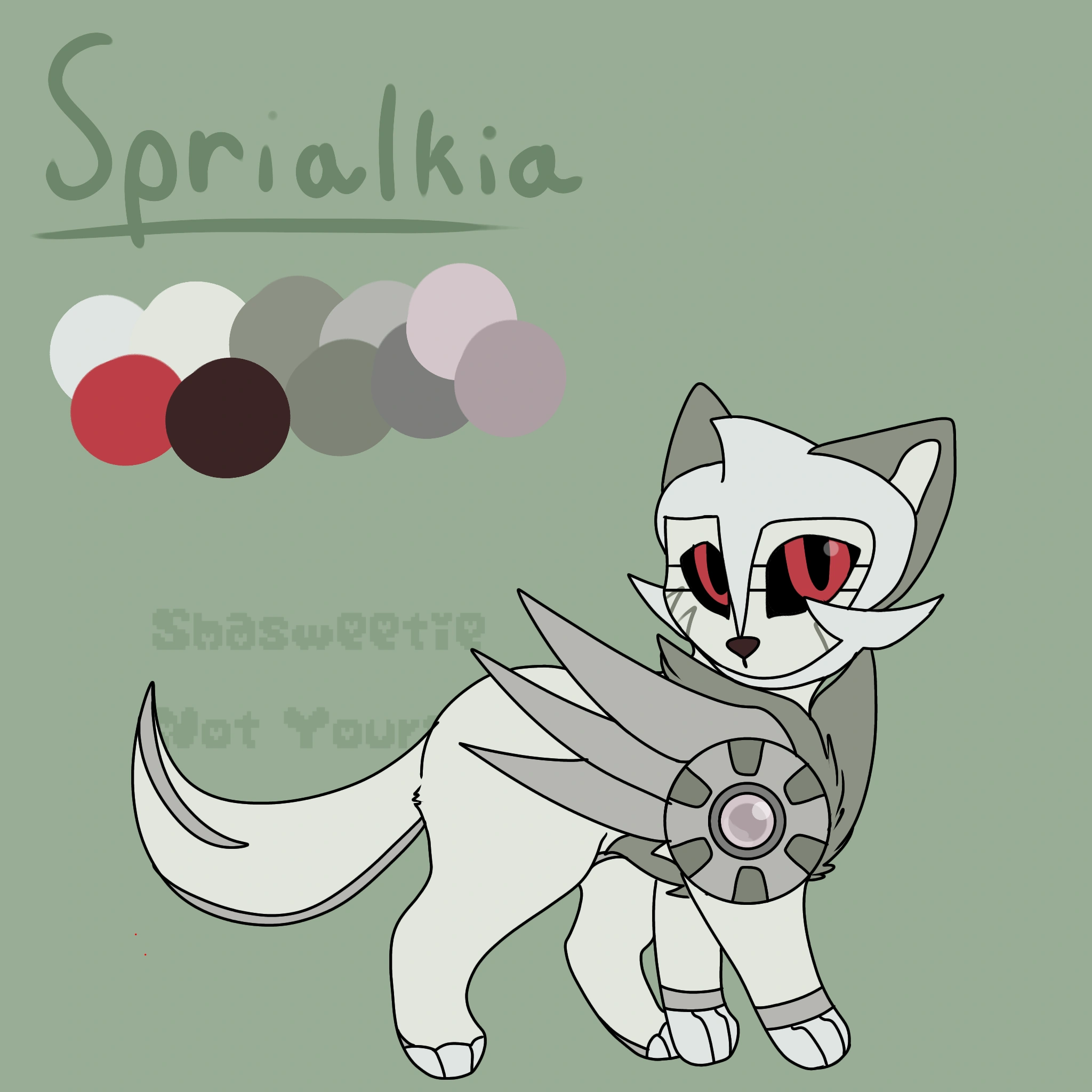 Palkia + Sprigatito fusion, drawn by me - DONE! | Fandom