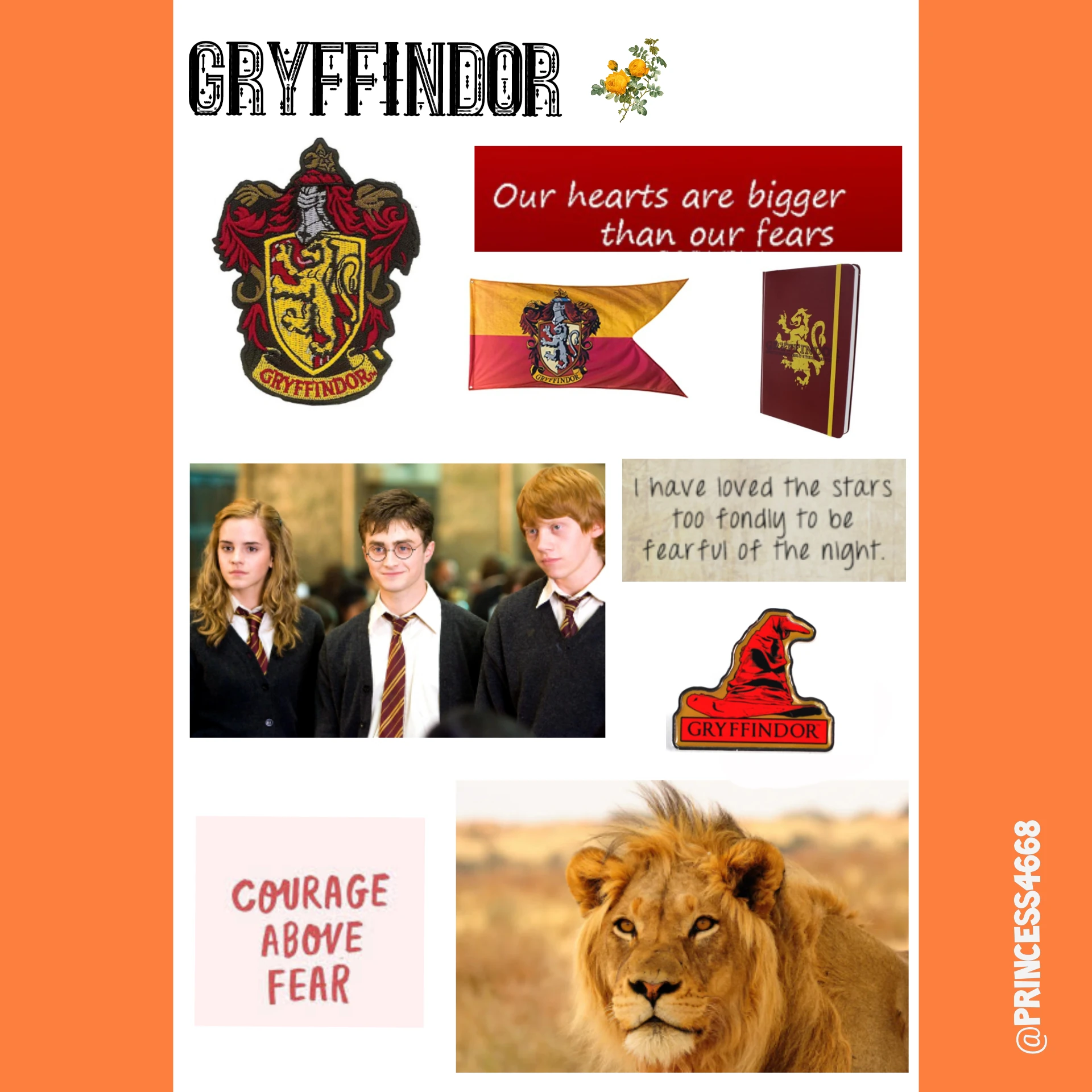 Gryffindor House Collage! 😄 | Fandom