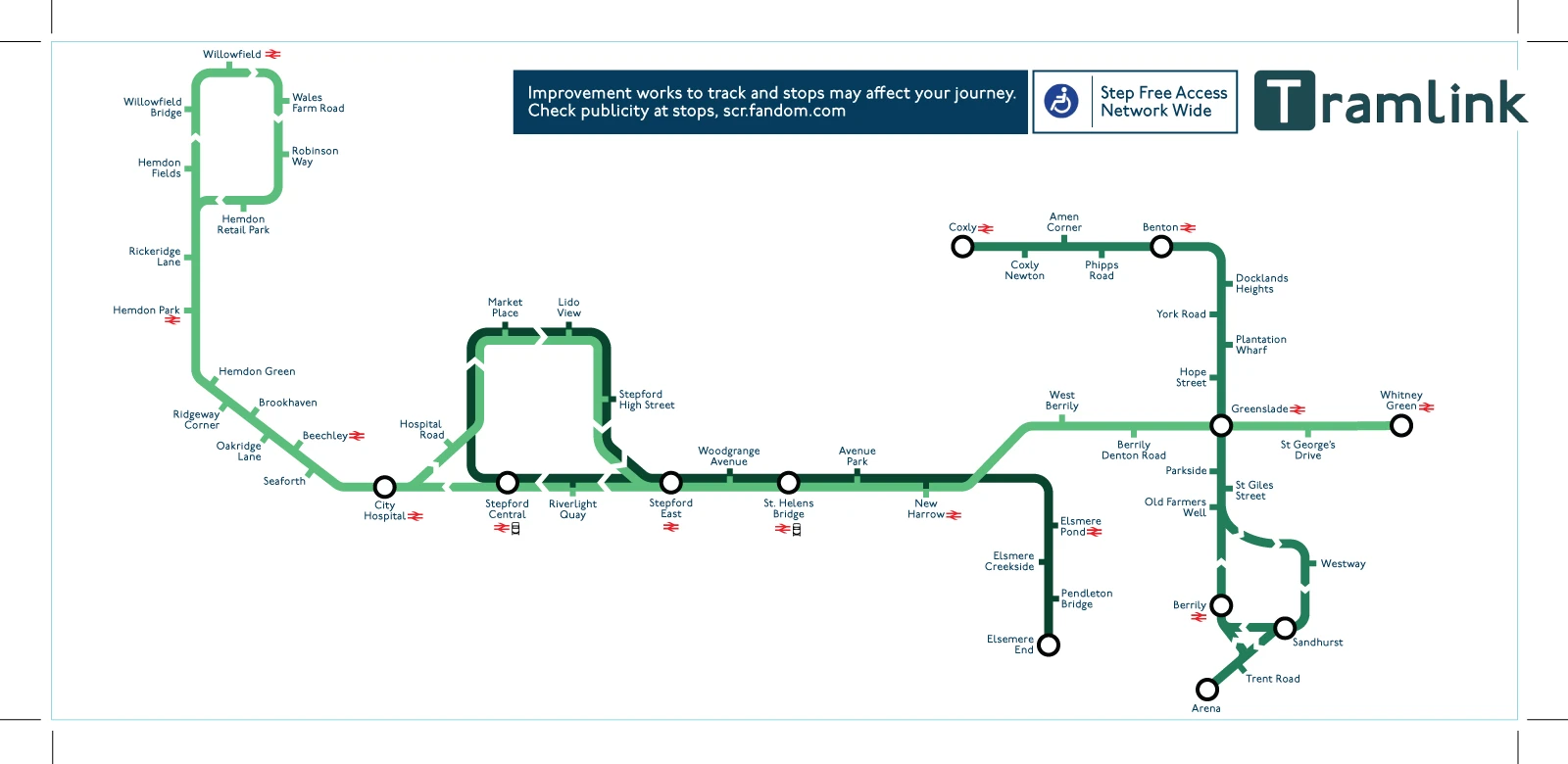 SCR Tramlink Map 2024 | Fandom