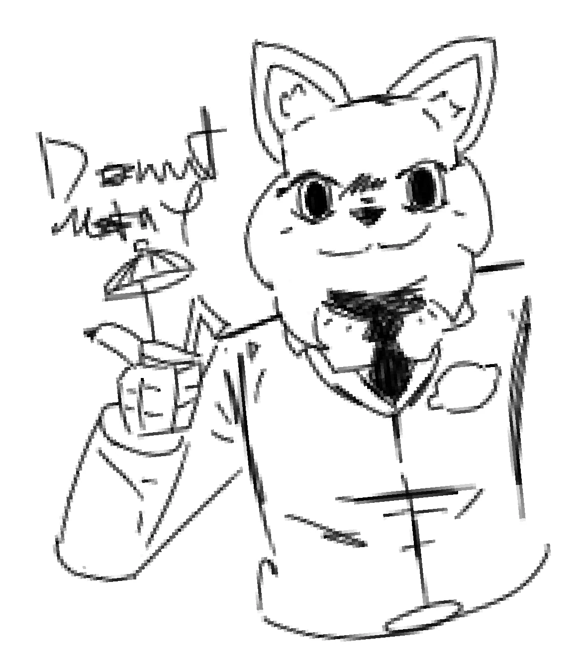 Skebtch of lemonade cat | Fandom