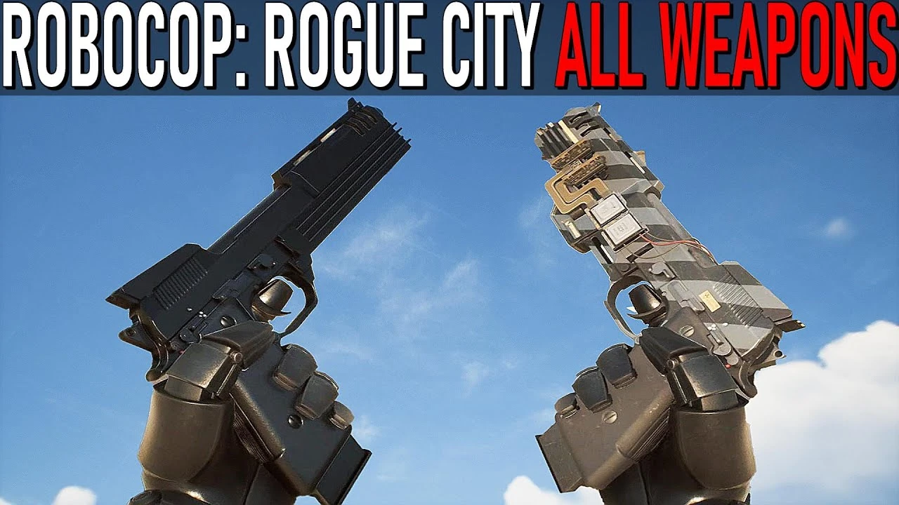 RoboCop: Rogue City - All Weapons by WEAPONS FROM GAMES | Fandom
