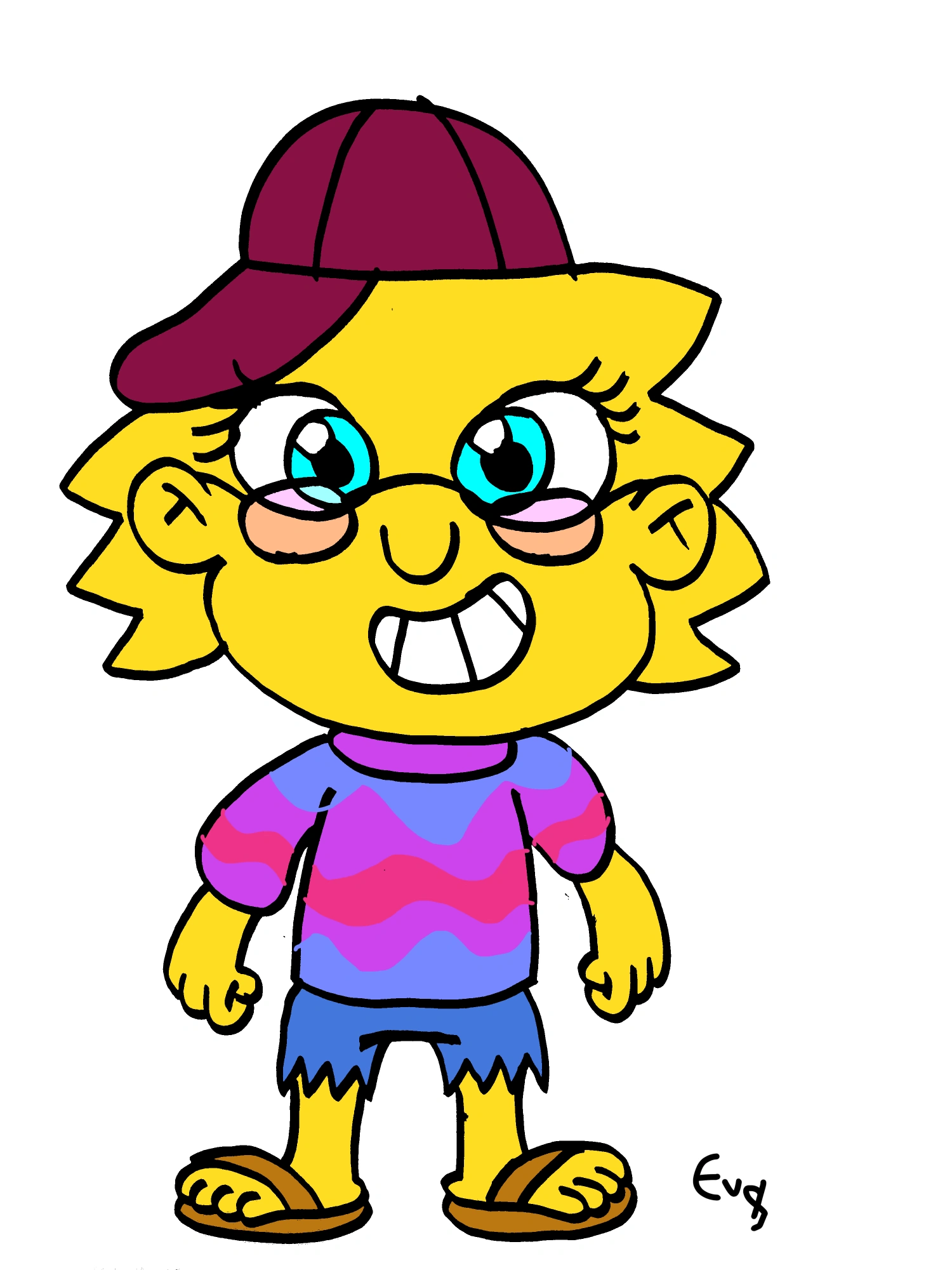 My drawing of Cool Lisa | Fandom