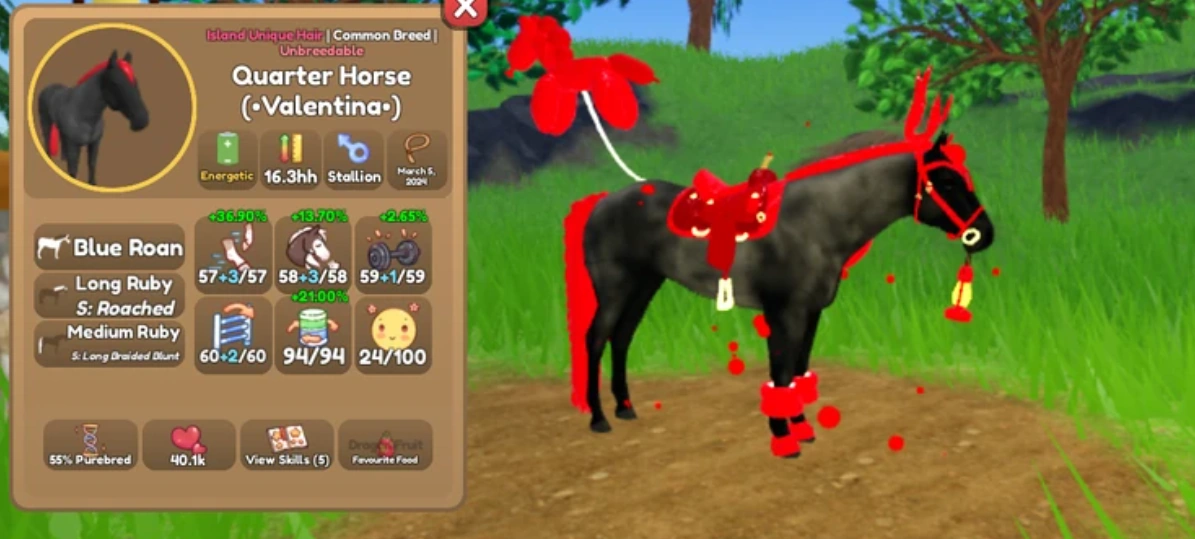 Lao on ruby blue roan qh iuh! | Fandom