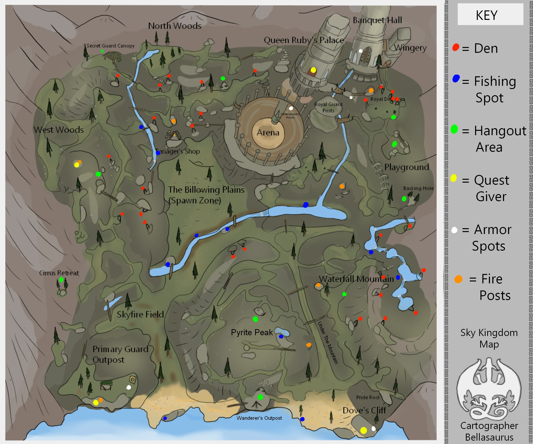 Updated my Sky Kingdom Guide Map! | Fandom