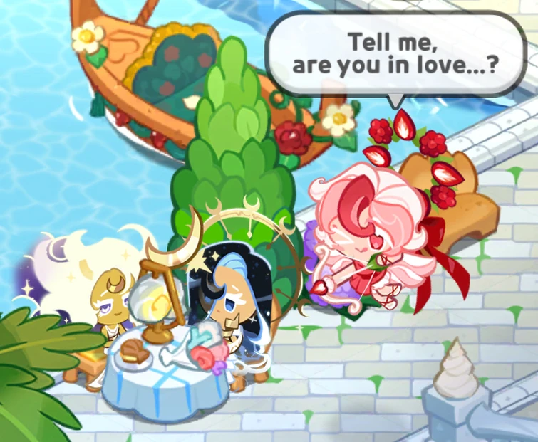 Pavlova Cookie: Tell me, are you in love...? Moonlight & Sea Fairy ...