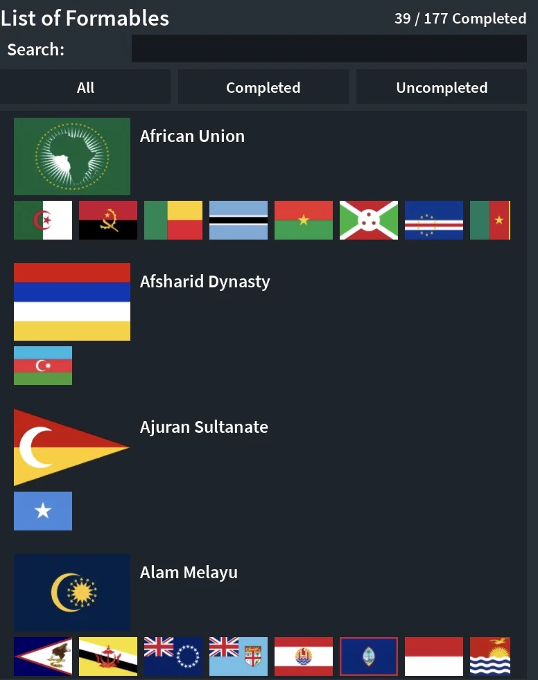 How many formables do you have? | Fandom