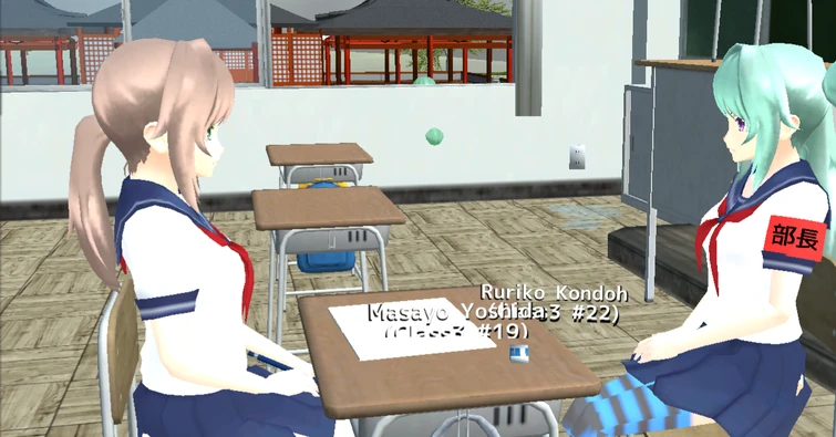 Masayo and Ruriko side eyeing each other | Fandom