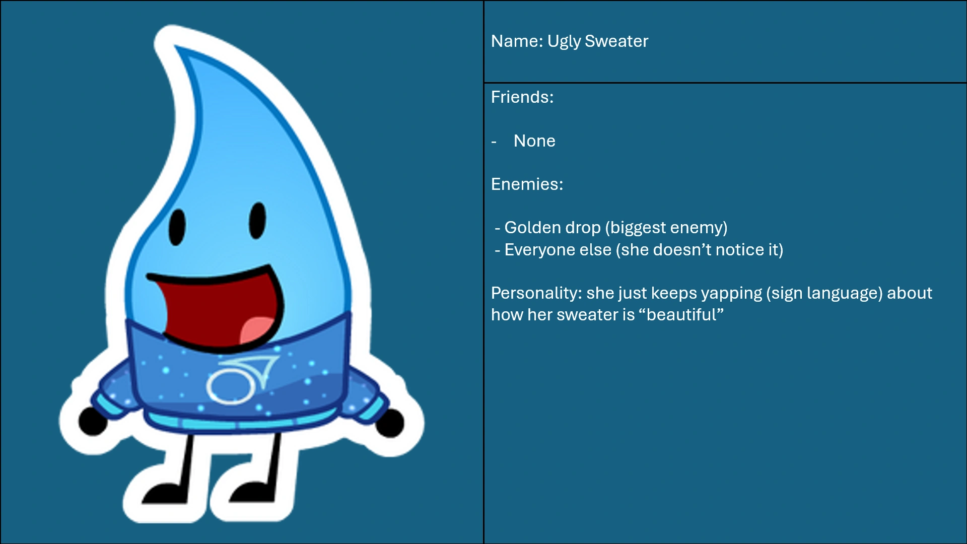 Personalties 1: Ugly Sweater | Fandom