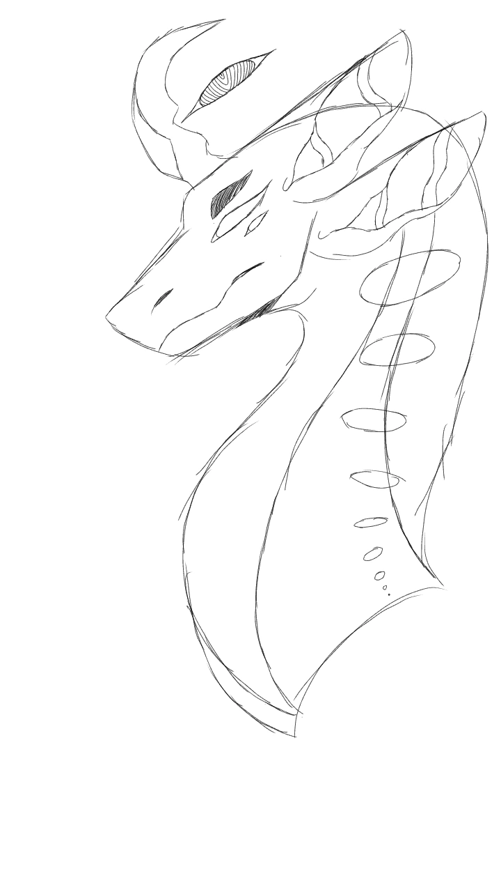 For some reason, I thought it was a good idea to draw a Skyrix, but ...