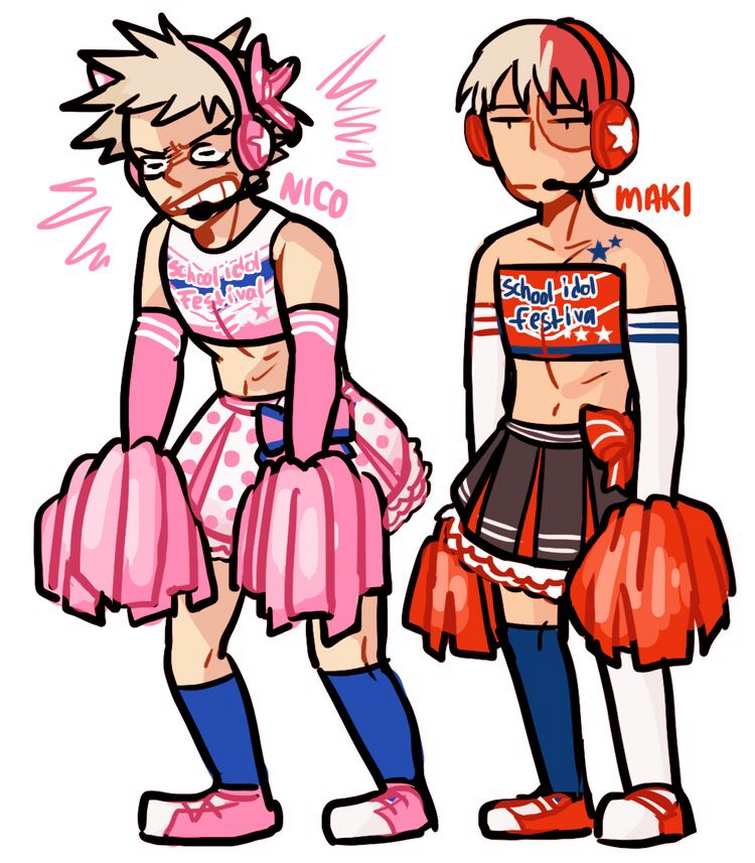Yooooooo Mha Characters In Cheerleader Outfits Fandom