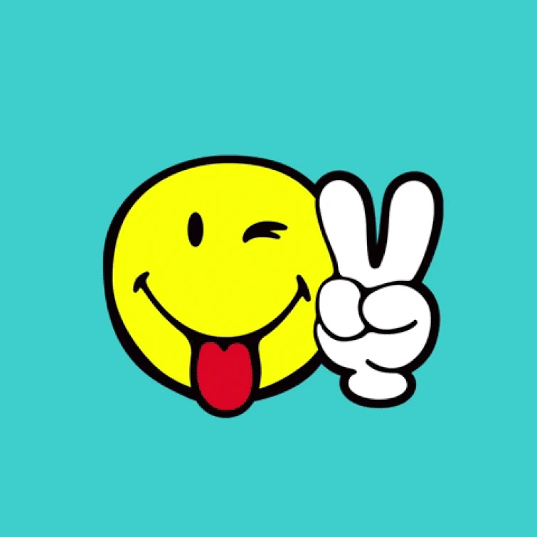 Giddy doing the peace sign gif (from smiley world) | Fandom