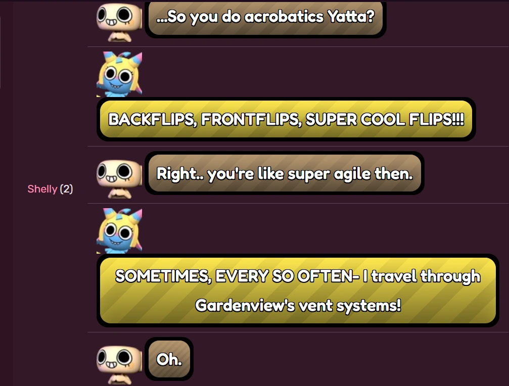 Shelly & Yatta Interaction | Fandom