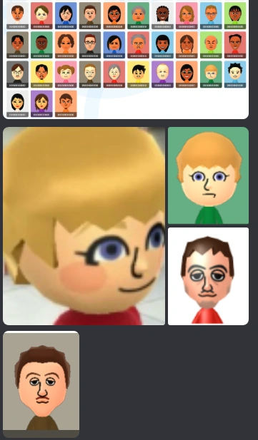 I found these weird modified version of Wii U CPU Miis in the Wii U ...