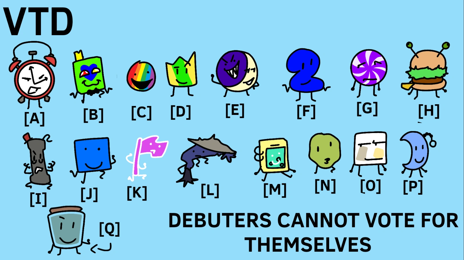 Bfdi Wikian VV 7: Debut time | Fandom