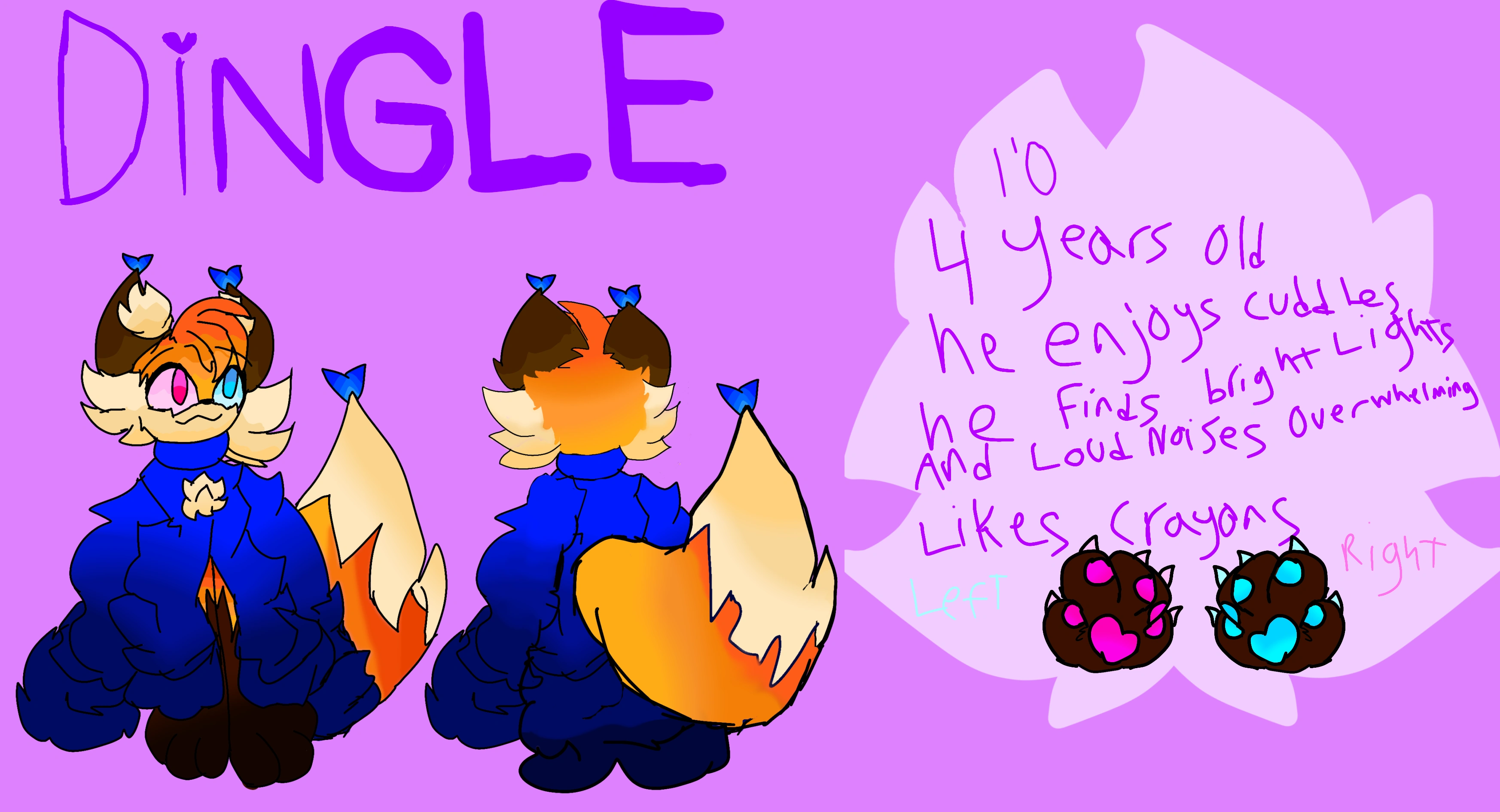 Dingle ref sheet | Fandom