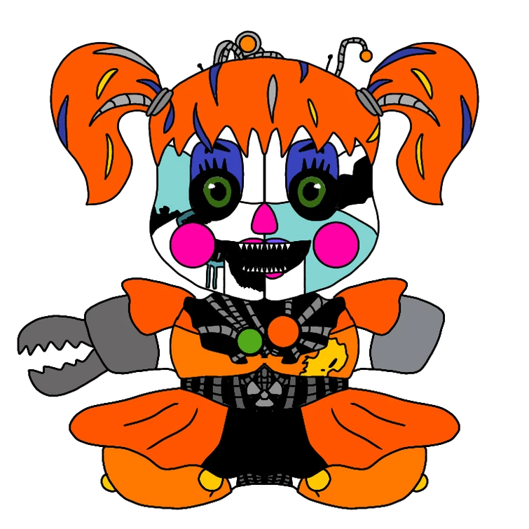 My stupid looking Scrap baby plushie. | Fandom
