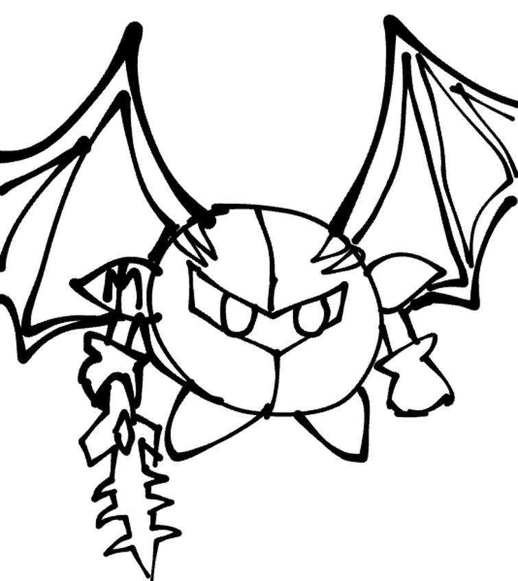 Me trying to darw Meta-knight | Fandom