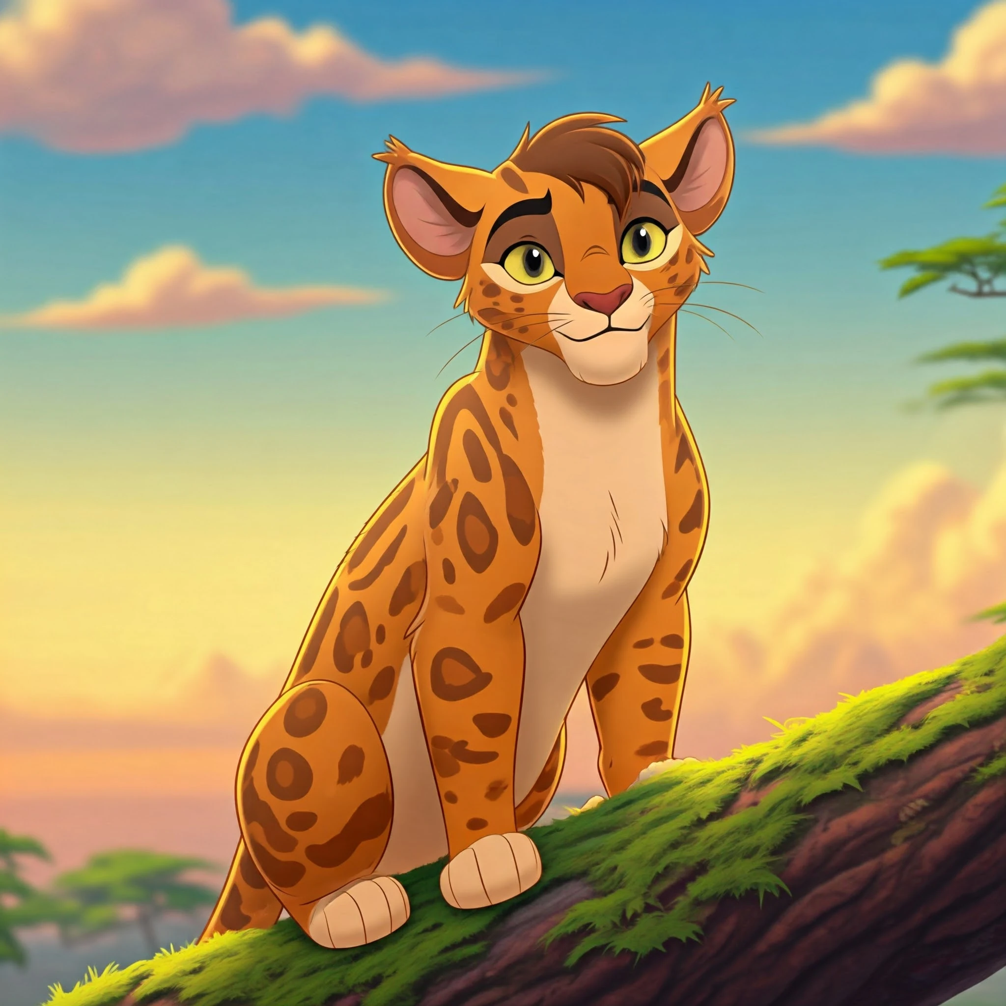 Dariyon Hyche as a BIG Pet Cat (Savannah X Bengal X Havana Brown X ...