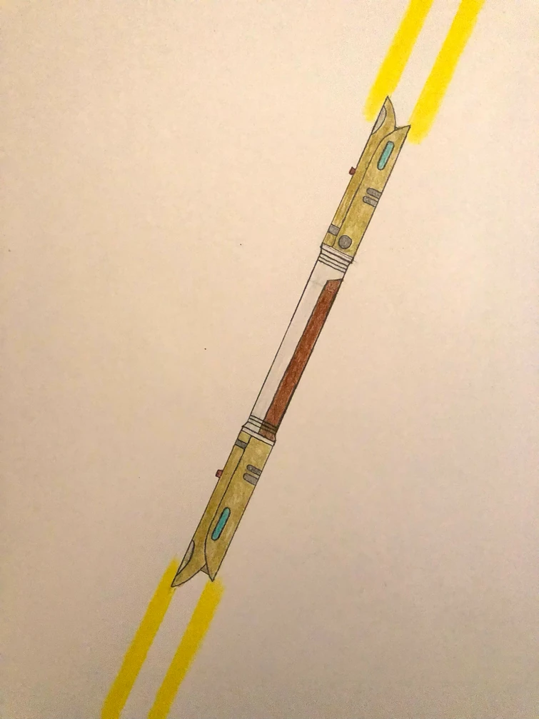 🎨 {TCW} My Drawing of a Jedi Temple Guard’s Lightsaber Pike | Fandom