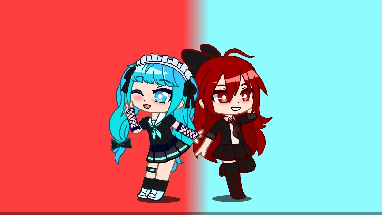 Ah y e s dis is Erza and Skye in gacha club | Fandom