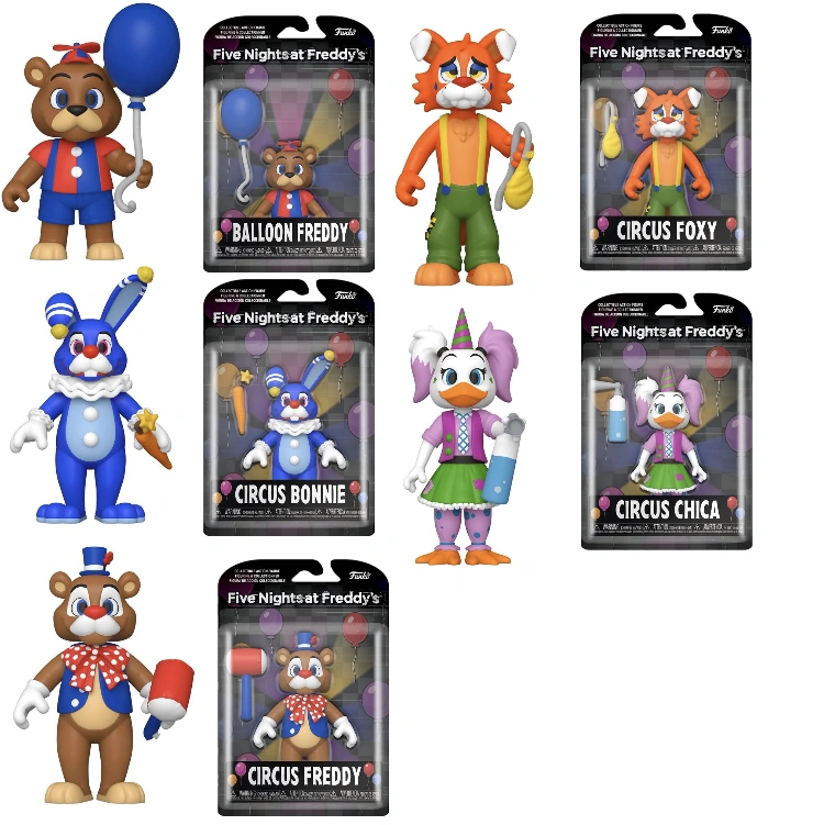 First look at the full FNaF Circus wave from Funko. | Fandom