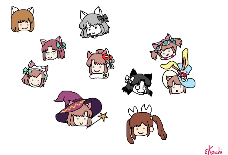 Every Moneko/Neneko Variant! | Fandom