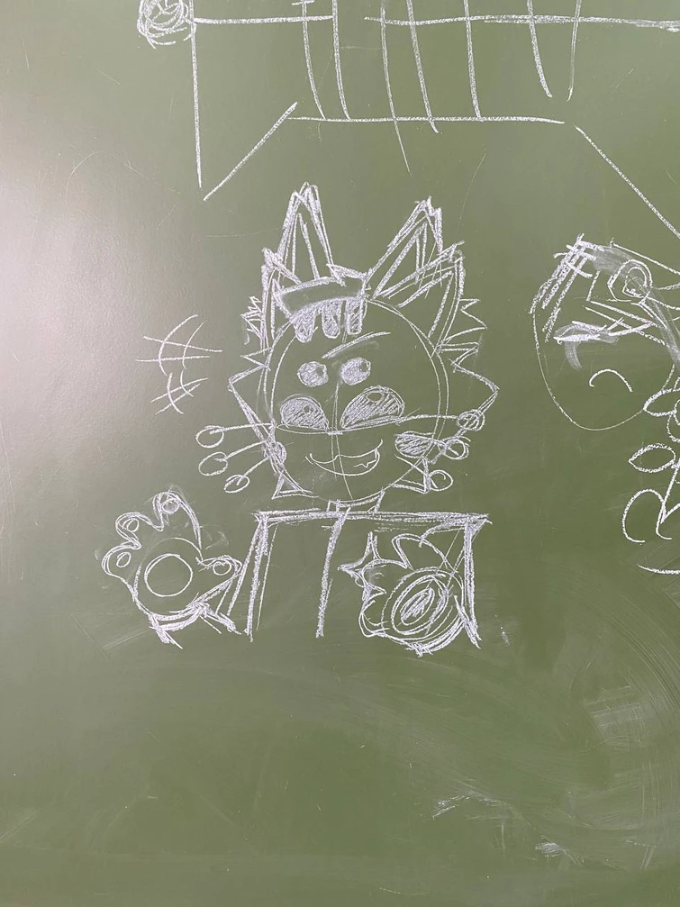 Gnarpy on a chalkboard | Fandom