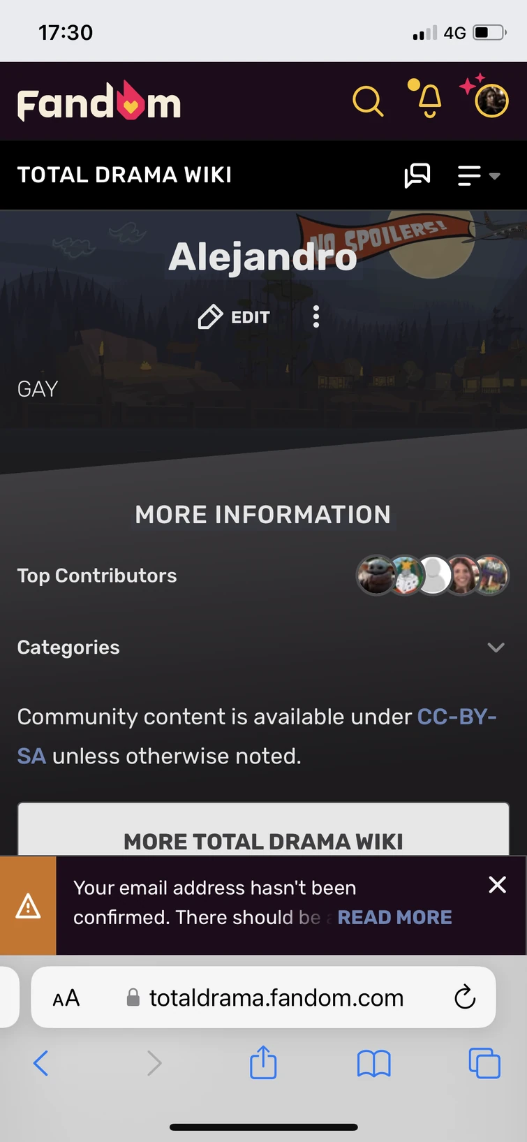 Someone vandalised poor Als page 🥲 | Fandom