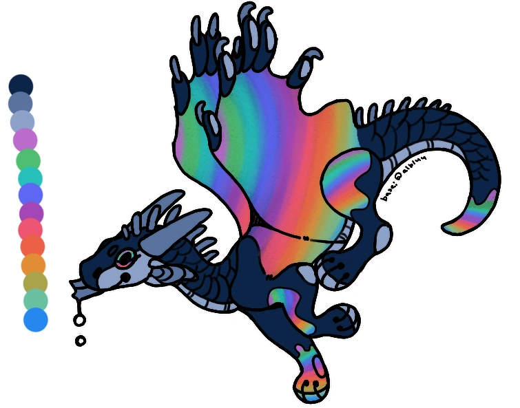 Oil spill nightwing adopt (base by albluu) | Fandom