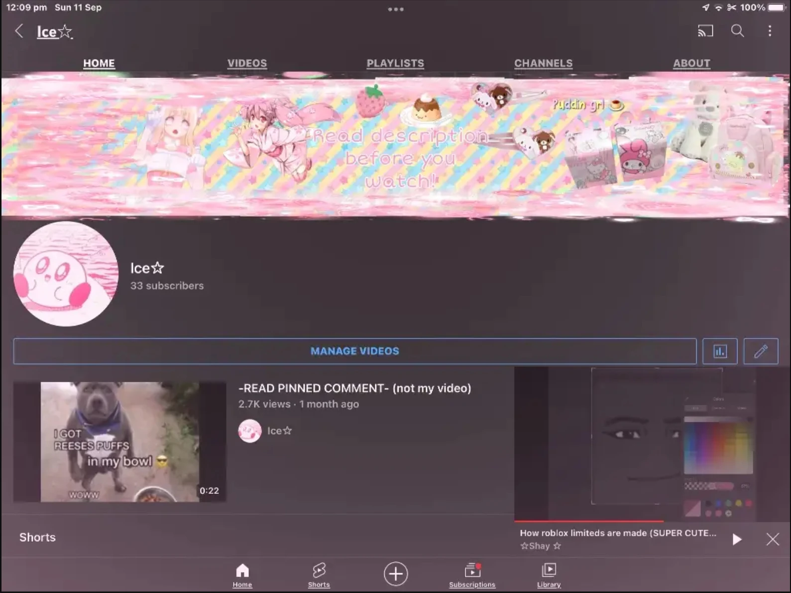 IM AO GLAD MY CHANNEL HAS IMPROVED SO MUCH, LIKE MY OLD PFP IS FINE BUT ...