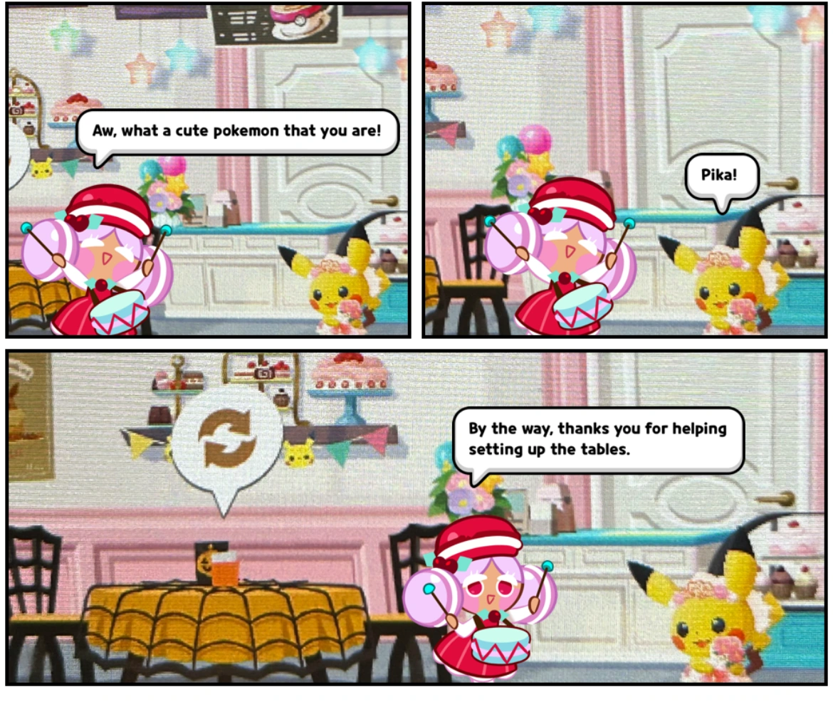 Macaron cookie and a pikachu comic | Fandom