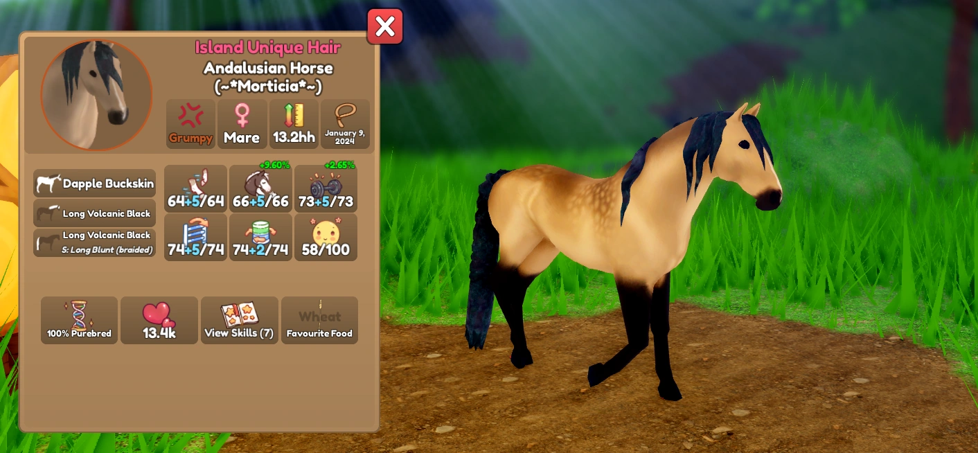 Looking for a leafy dapple buckskin Andalusian ! | Fandom