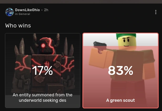 "Green scout meme is dead!" Meanwhile, on the TDX wiki: | Fandom