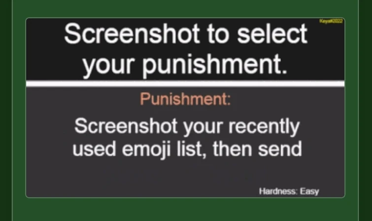 It seems like other ppl still want to the punishment game.. | Fandom