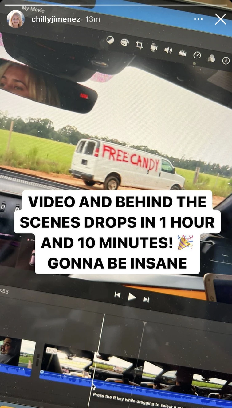 Chilly showed a screenshot of the movie on her Instagram | Fandom