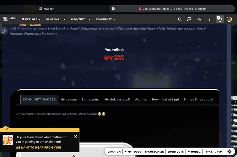 Sol's RNG Wiki Megathread | Fandom