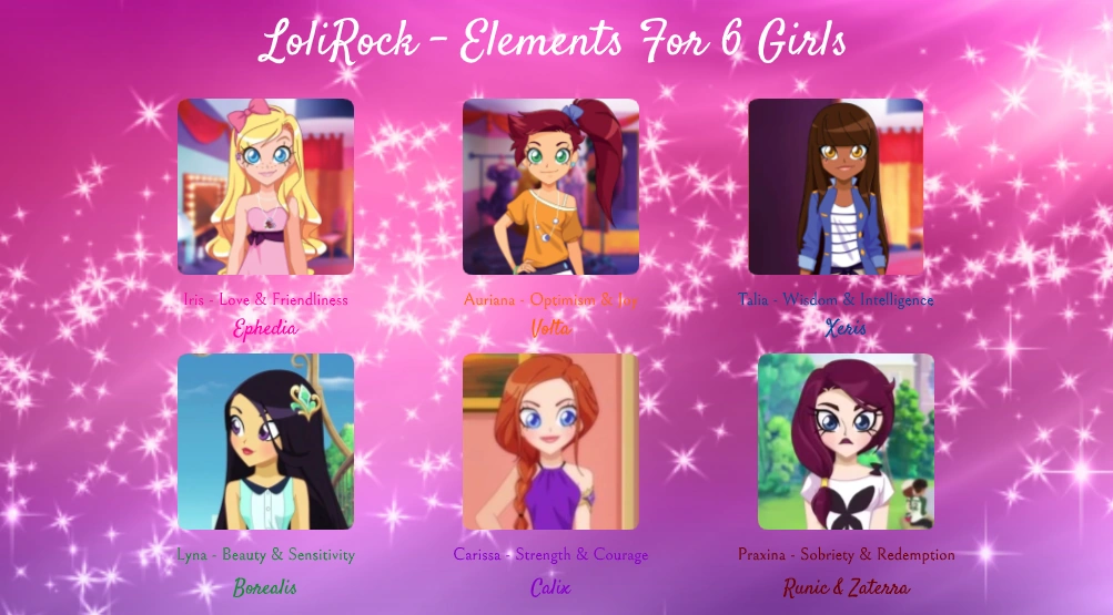 Elements For 6 Girls (My Own AU) | Fandom