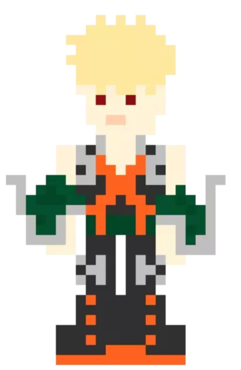 Soo.... Bakugo pixel art 😁😁 | Fandom