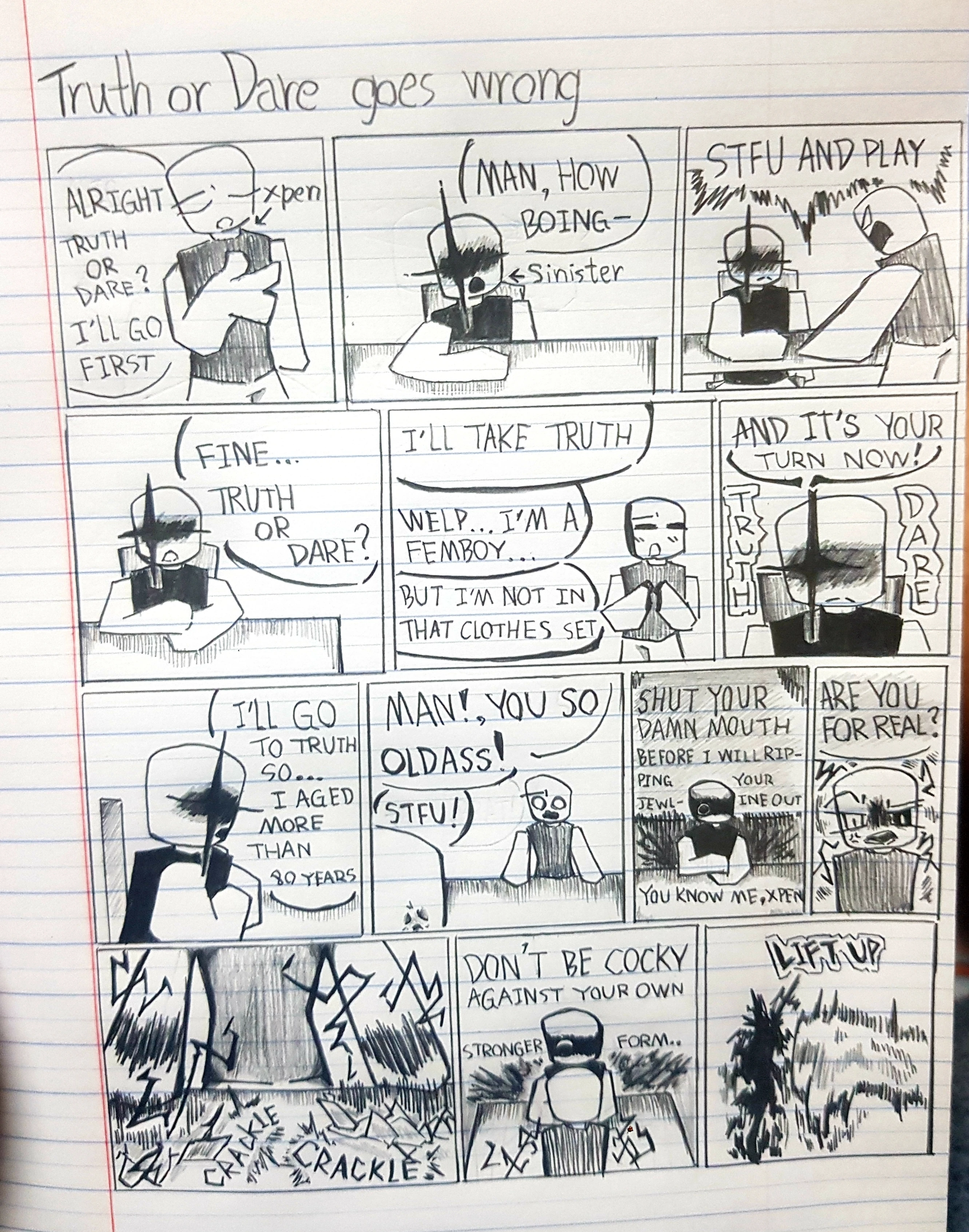 what do you all thinking about my little comic? it just a bit of all ...