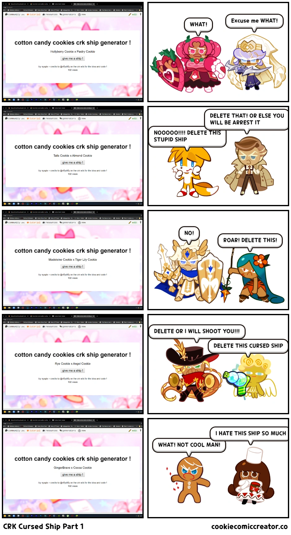 Cursed CRK Ships Generator Part 1 | Fandom