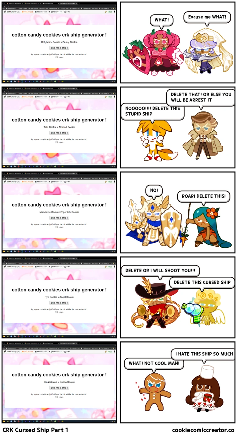 Cursed CRK Ships Generator Part 1 | Fandom