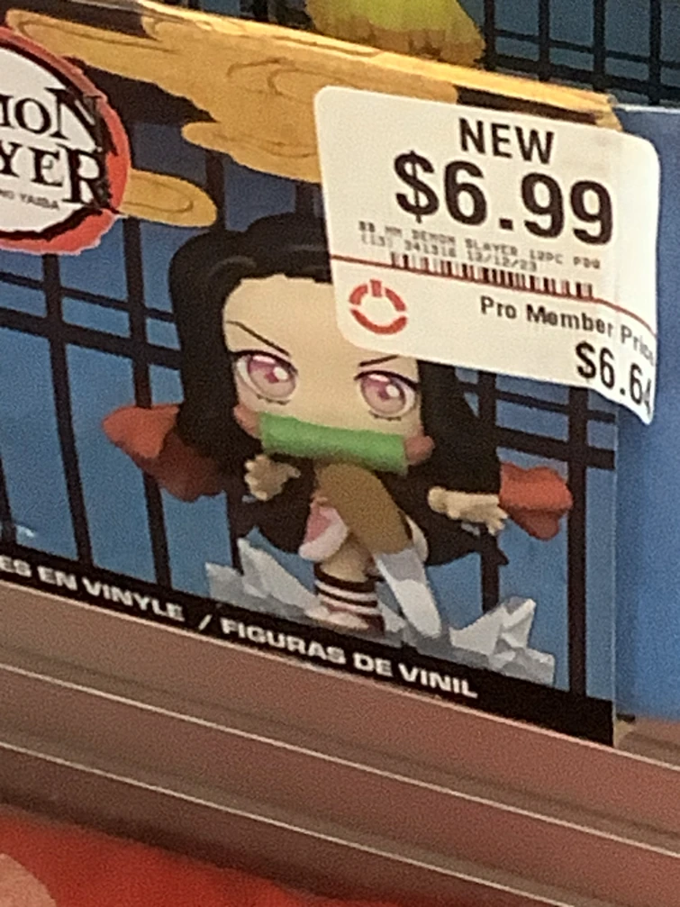 Mini nezuko in a vinyl figure display box | Fandom