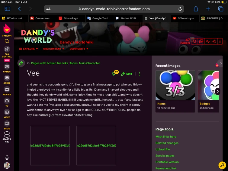 I can finally sleep | Fandom