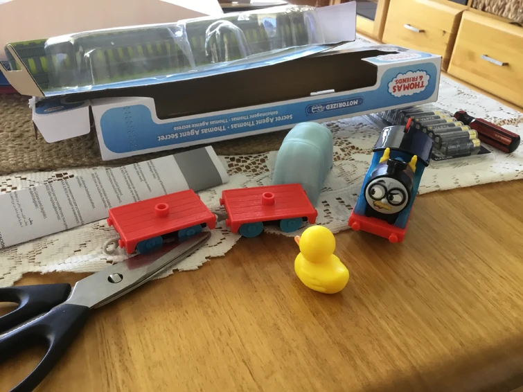 Here is Secret Agent Thomas out of the box | Fandom