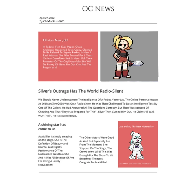 The First OC News! | Fandom