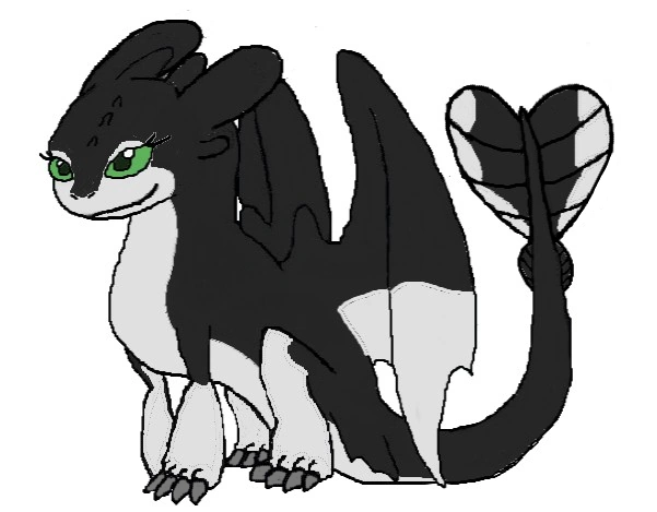 What if Thunder meets a female Night Light like how Toothless meets ...