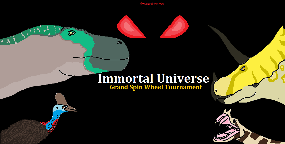 Immortal Universe Grand Spin Wheel Tournament poster that I made in MS ...