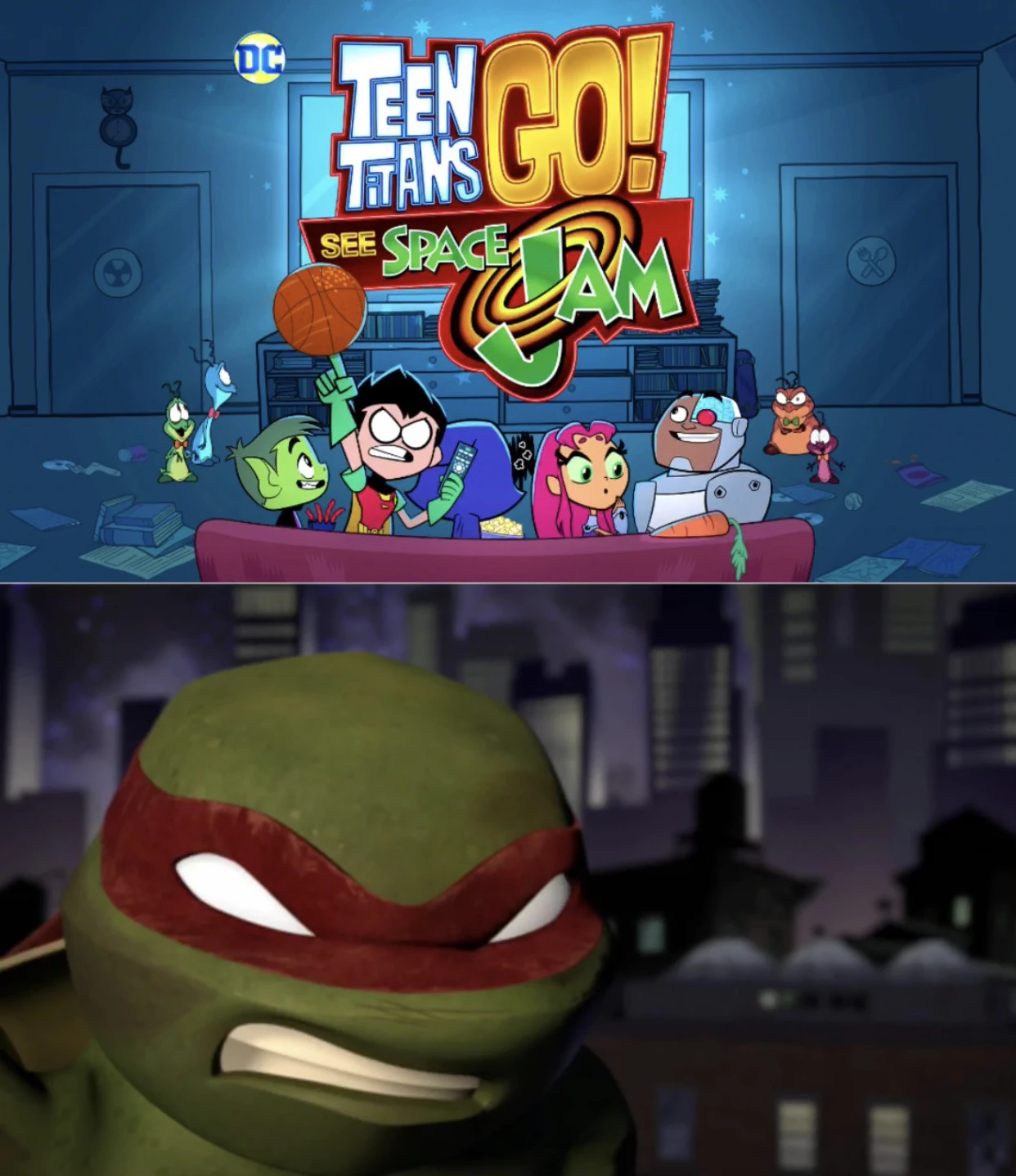 Raphael Hates Teen Titans Go! See Space Jam | Fandom